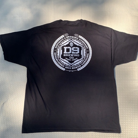 Shirts | Dark Black D9 Brewing Co Tee Xxl | Poshmark